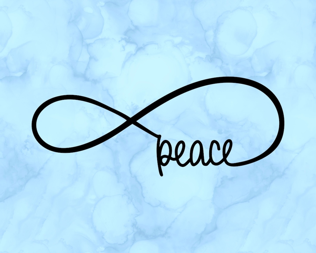 Infinity Peace Decal - Etsy