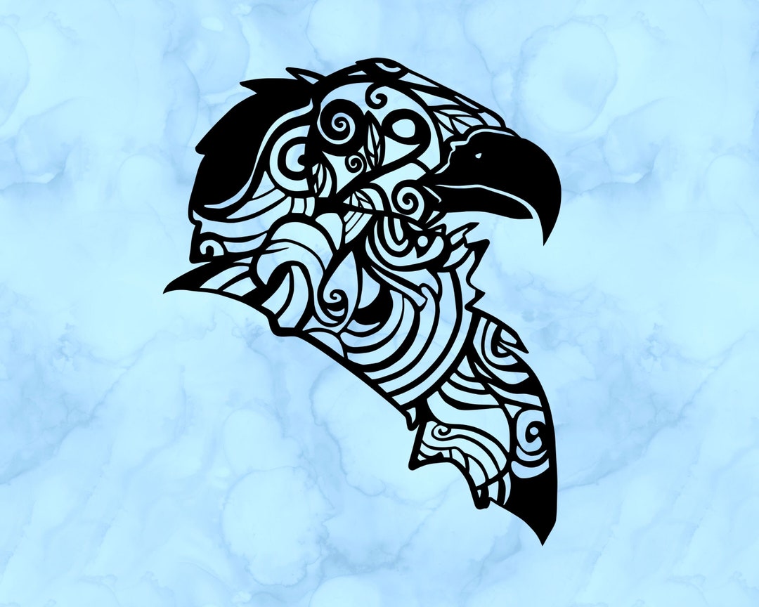 Vulture Zentangle Decal - Etsy