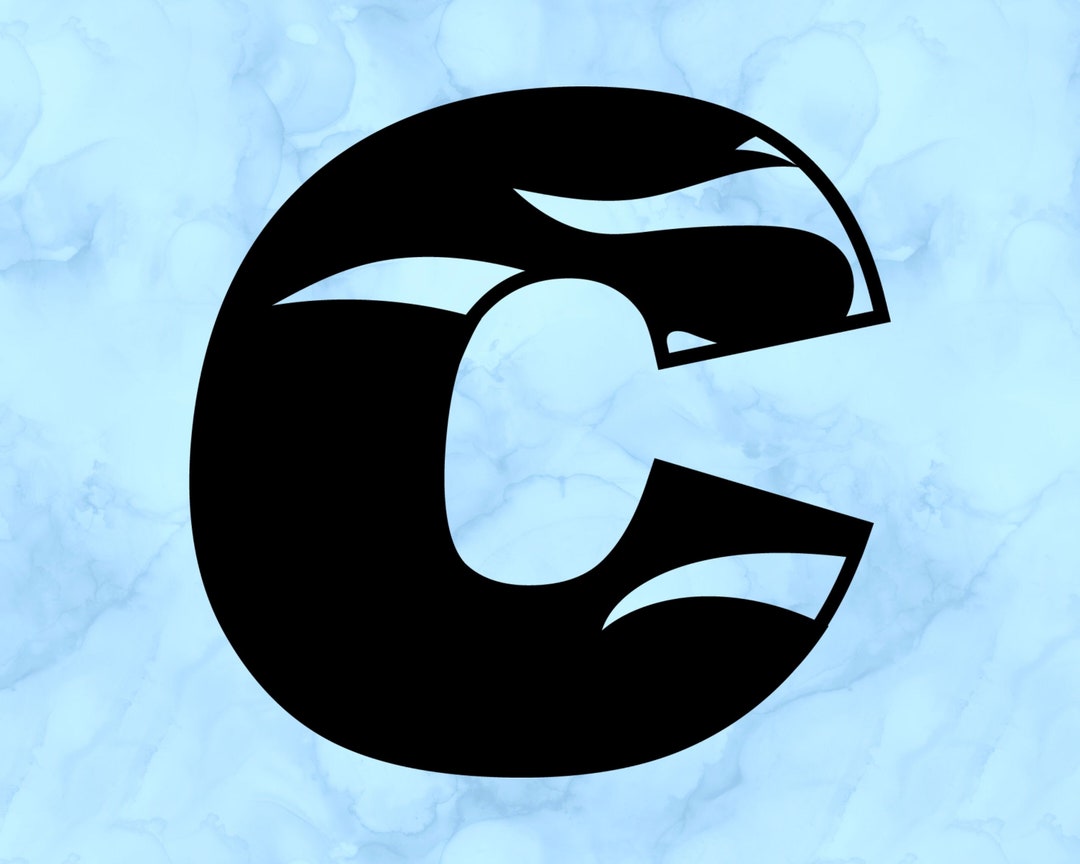 Flame Letter C Decal - Etsy
