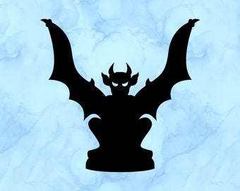Gargoyle Vinyl Sticker - Gothic Creature Decal for Fantasy Fans - Ideal ...