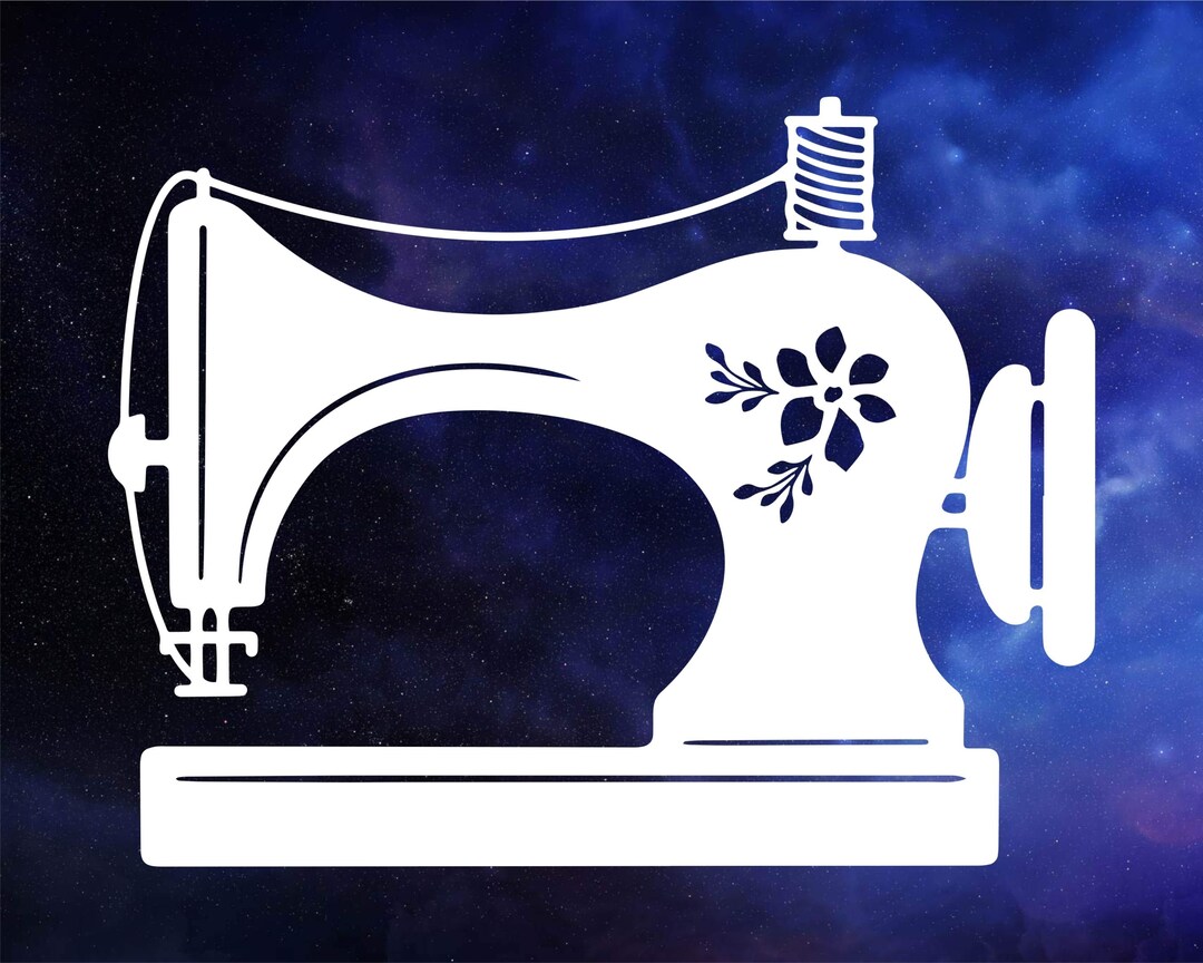 Sewing Machine Decal - Etsy