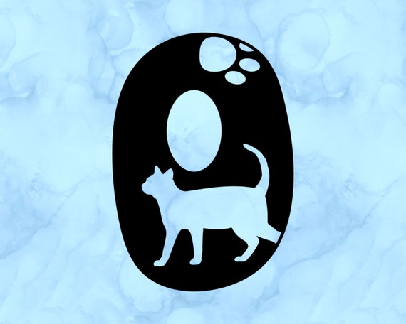 Cat Number 0 Decal - Etsy