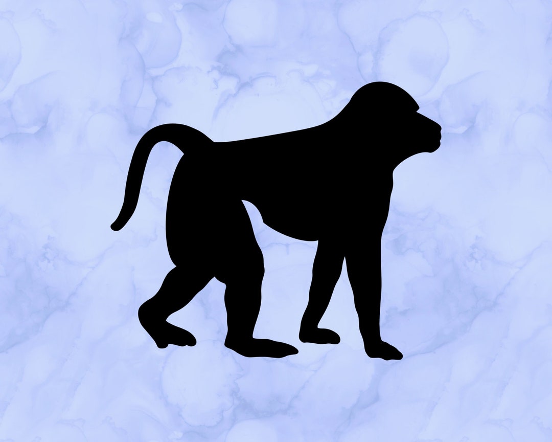 Baboon Decal - Etsy