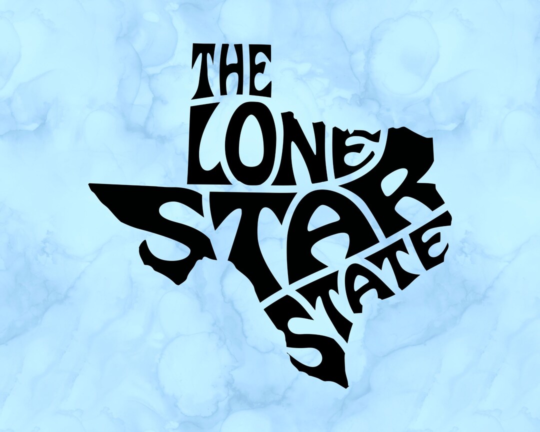 Texas - the Lone Star State Decal - Etsy