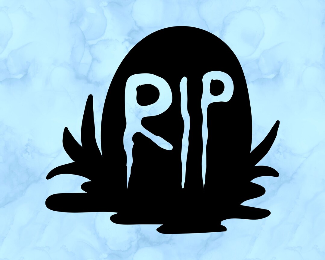 RIP Decal - Etsy