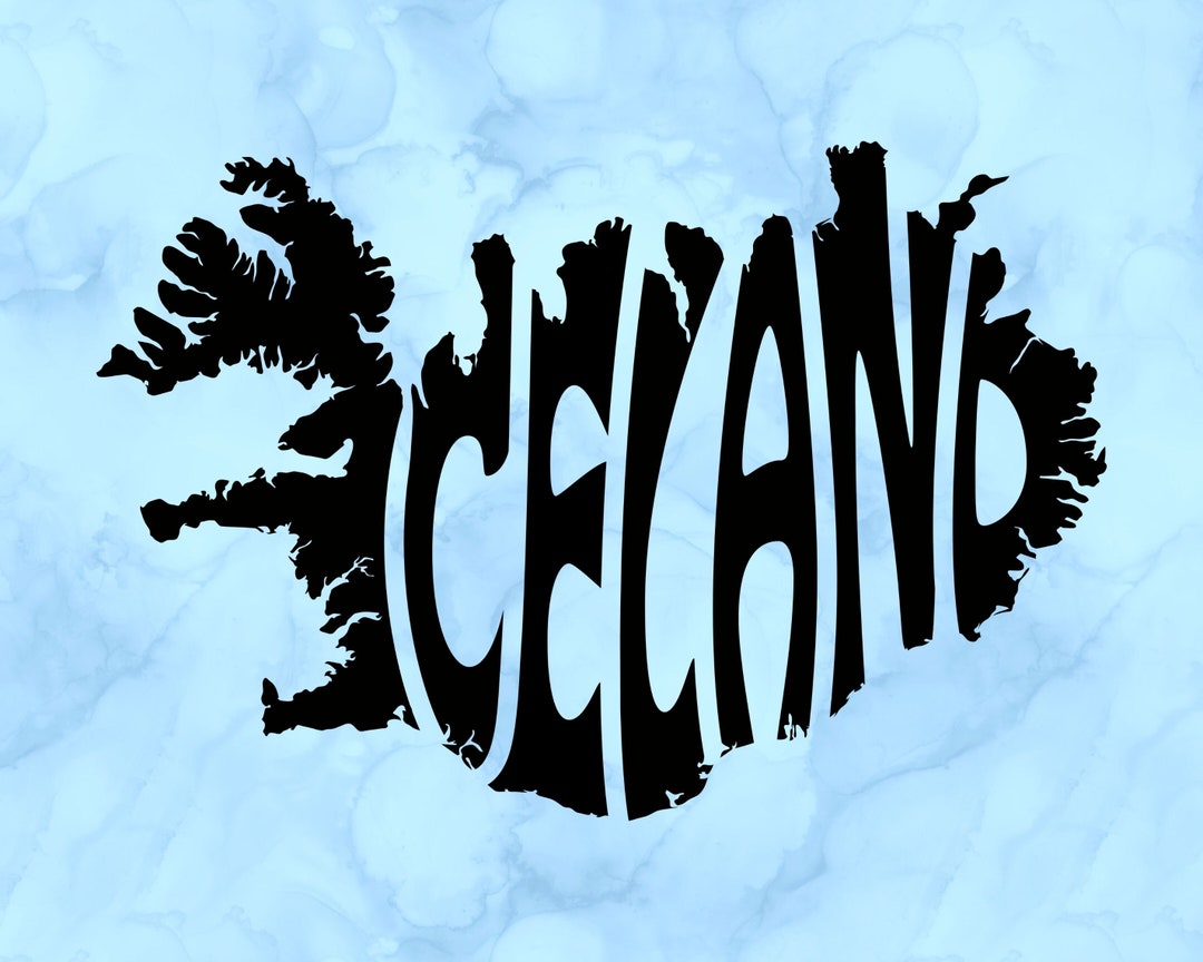 Iceland Decal - Etsy