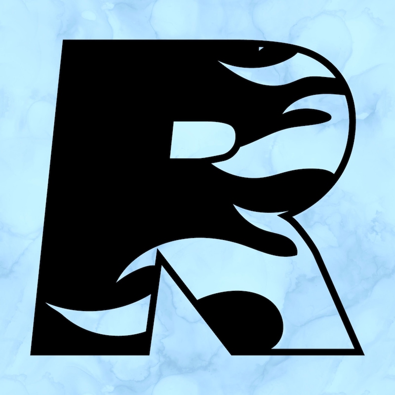 Letter Stickers With Flames - Etsy