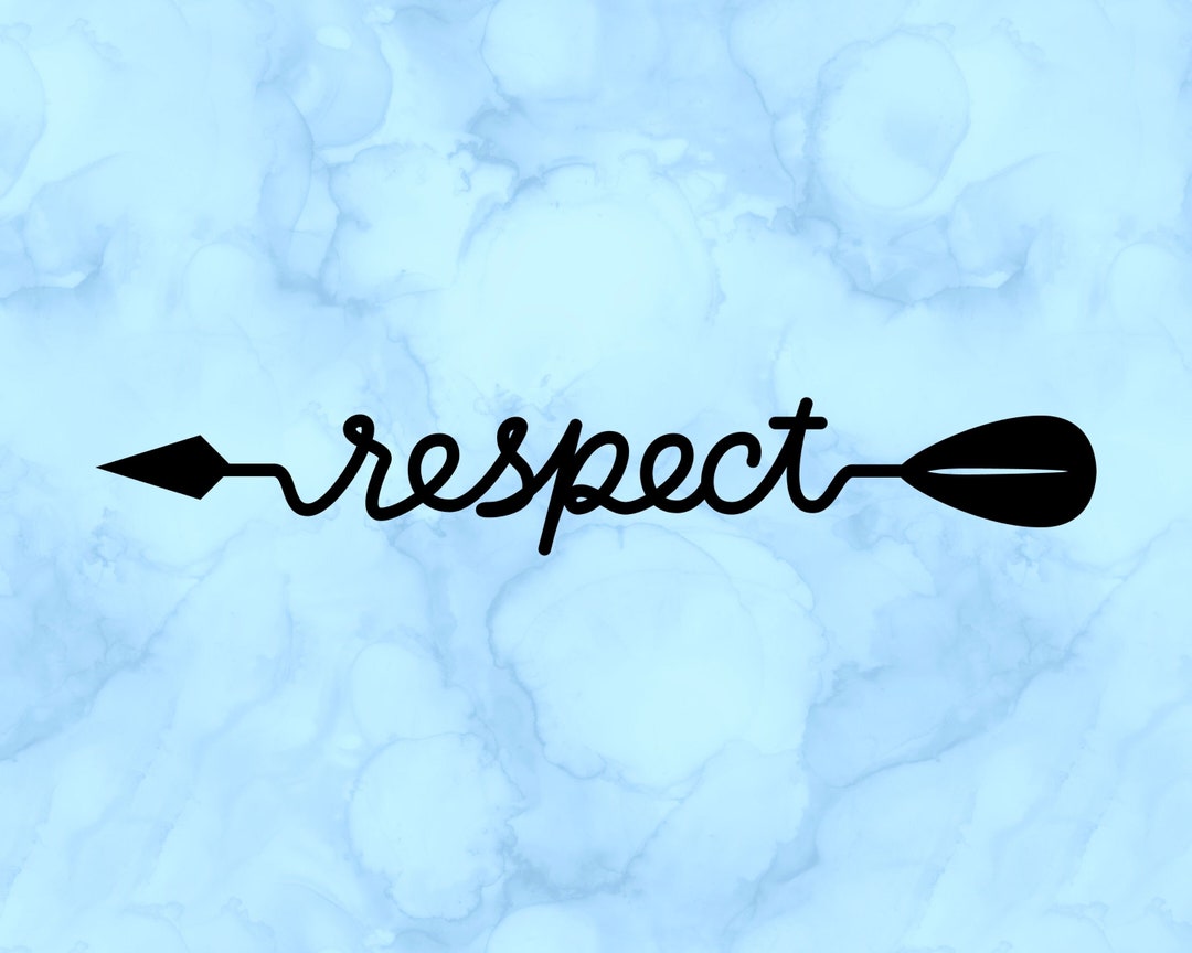 Respect Arrow Decal - Etsy