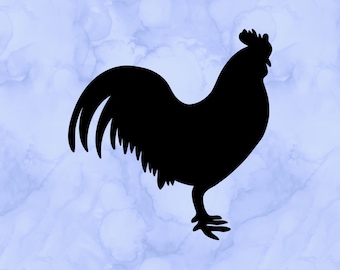 Rooster Car Decal | Etsy