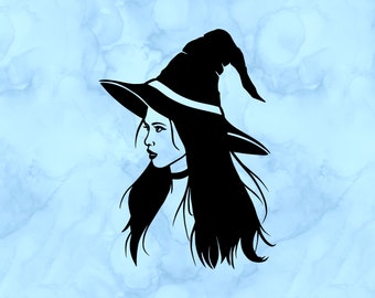 Halloween Window Decal Halloween Car Witch Vinyl Decal Fall Witch Car ...