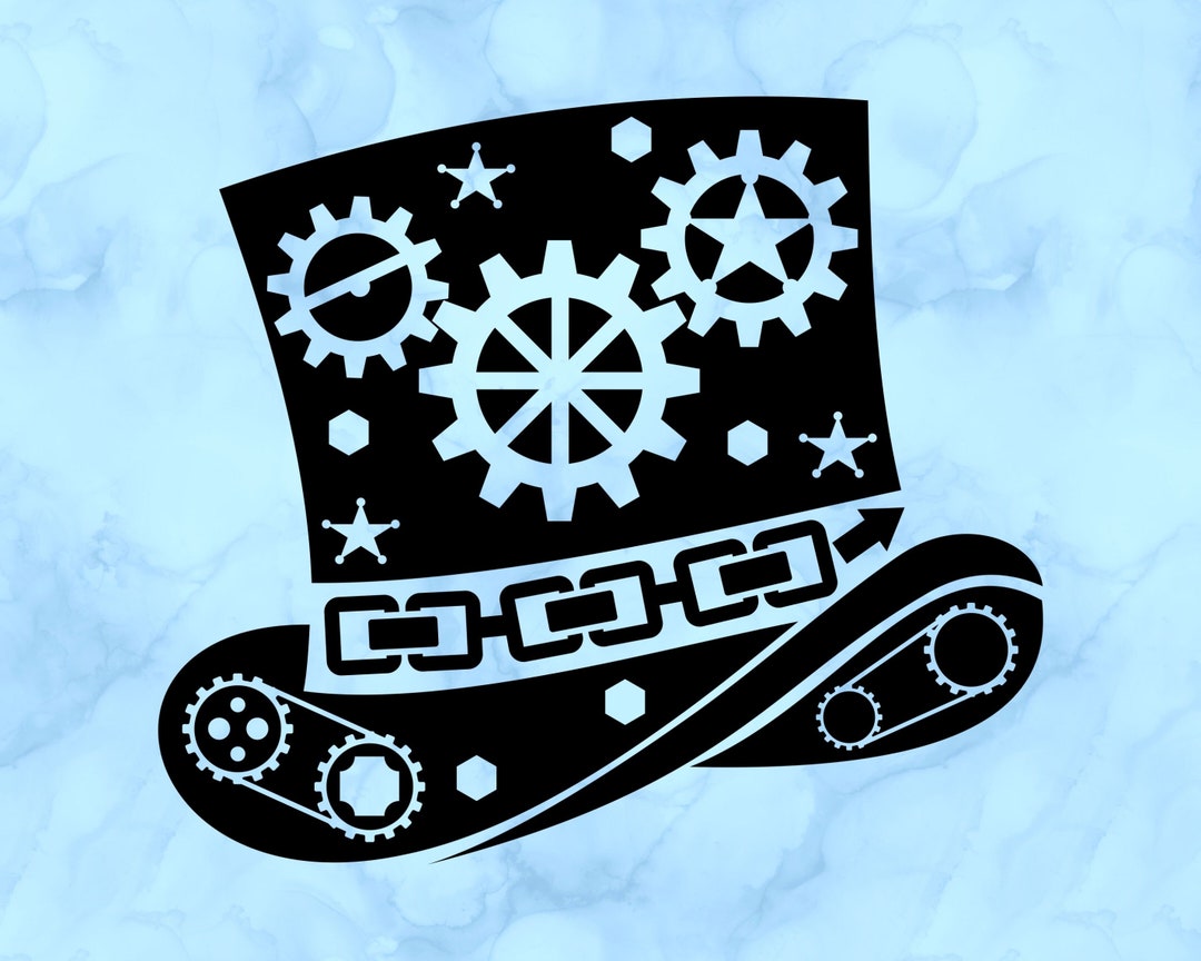 Steampunk Hat Decal - Etsy