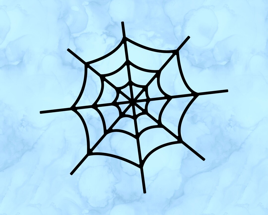 Spider Web Decal - Etsy