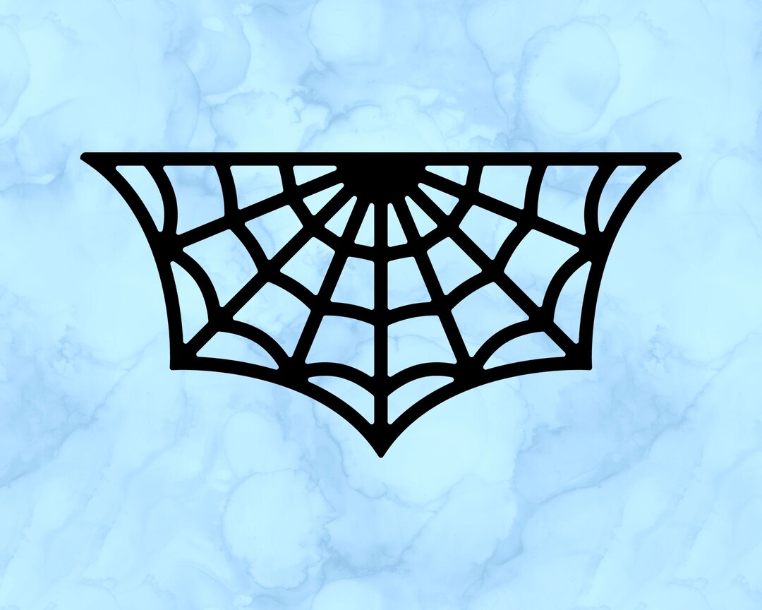 Spider Web Decal - Etsy