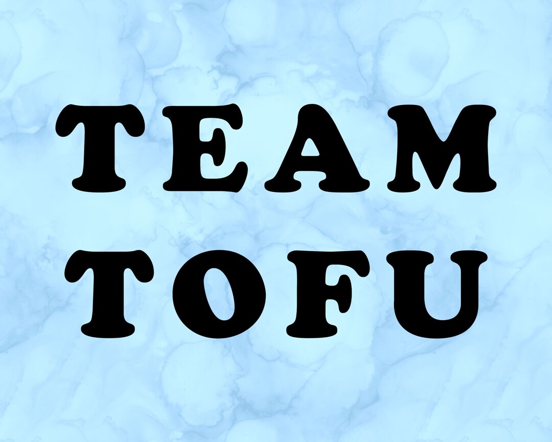 Team Tofu Decal - Etsy