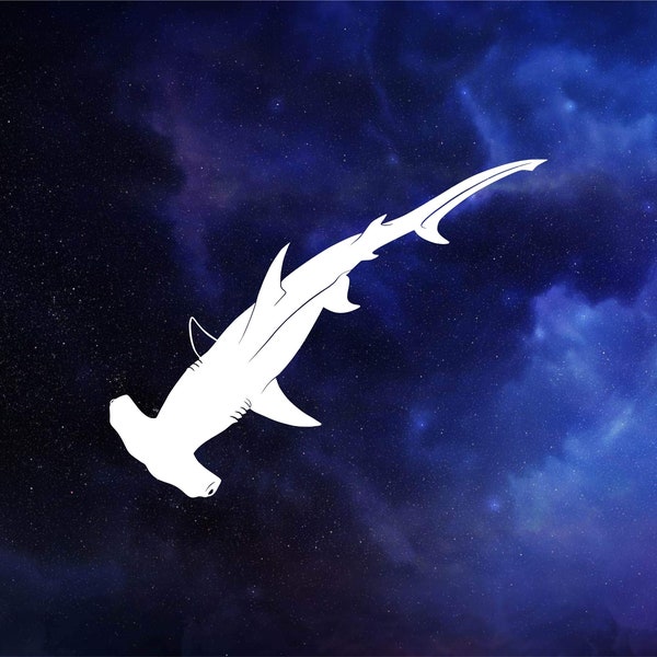 Hammerhead Shark Car Decal - Etsy