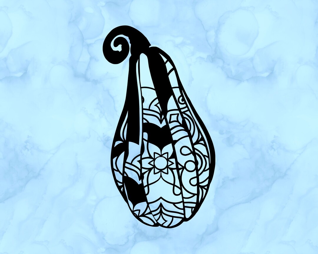 Gourd Zentangle Decal - Etsy