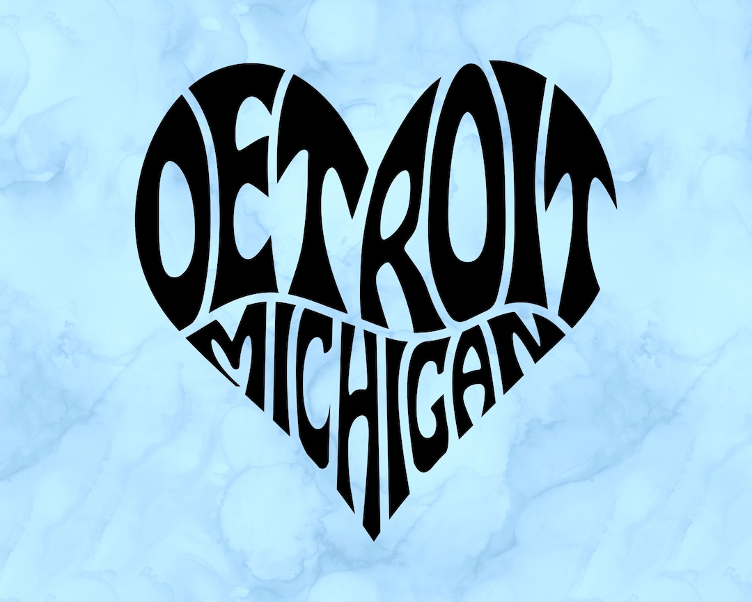 Detroit, Michigan Decal - Etsy