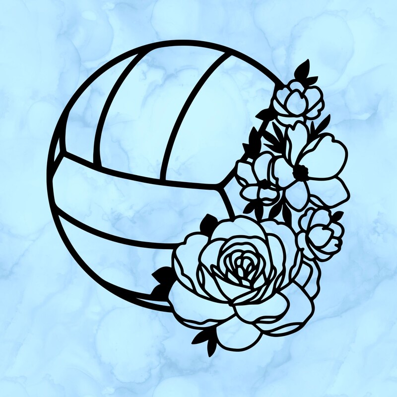 Volleyball Decal - Etsy