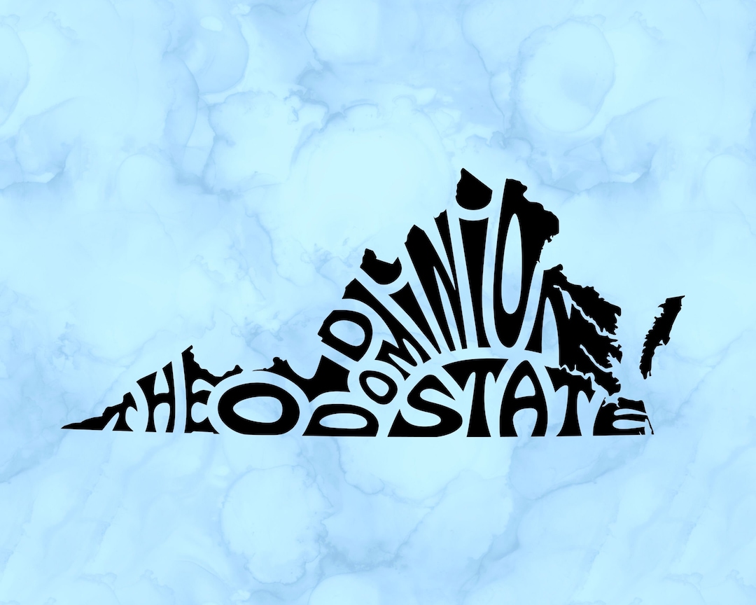 Virginia - the Old Dominion State Decal - Etsy