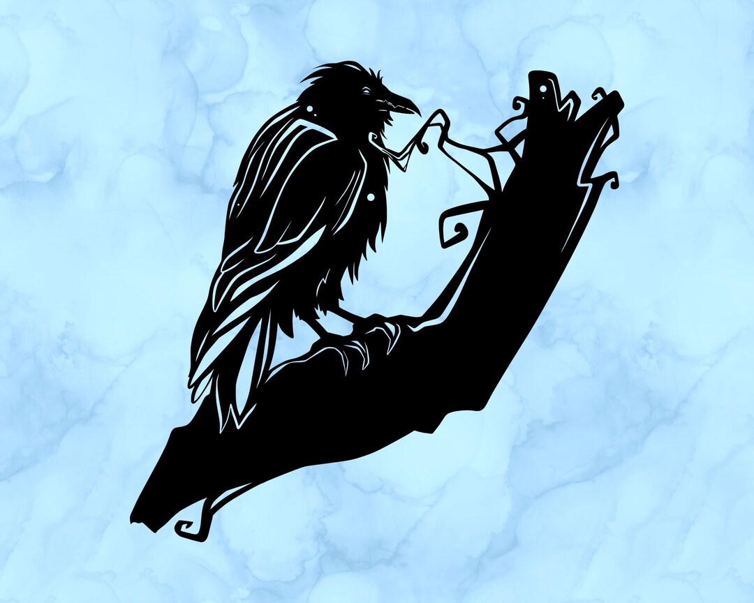 Raven Decal - Etsy