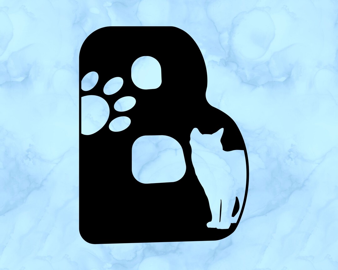 Cat Letter B Decal - Etsy