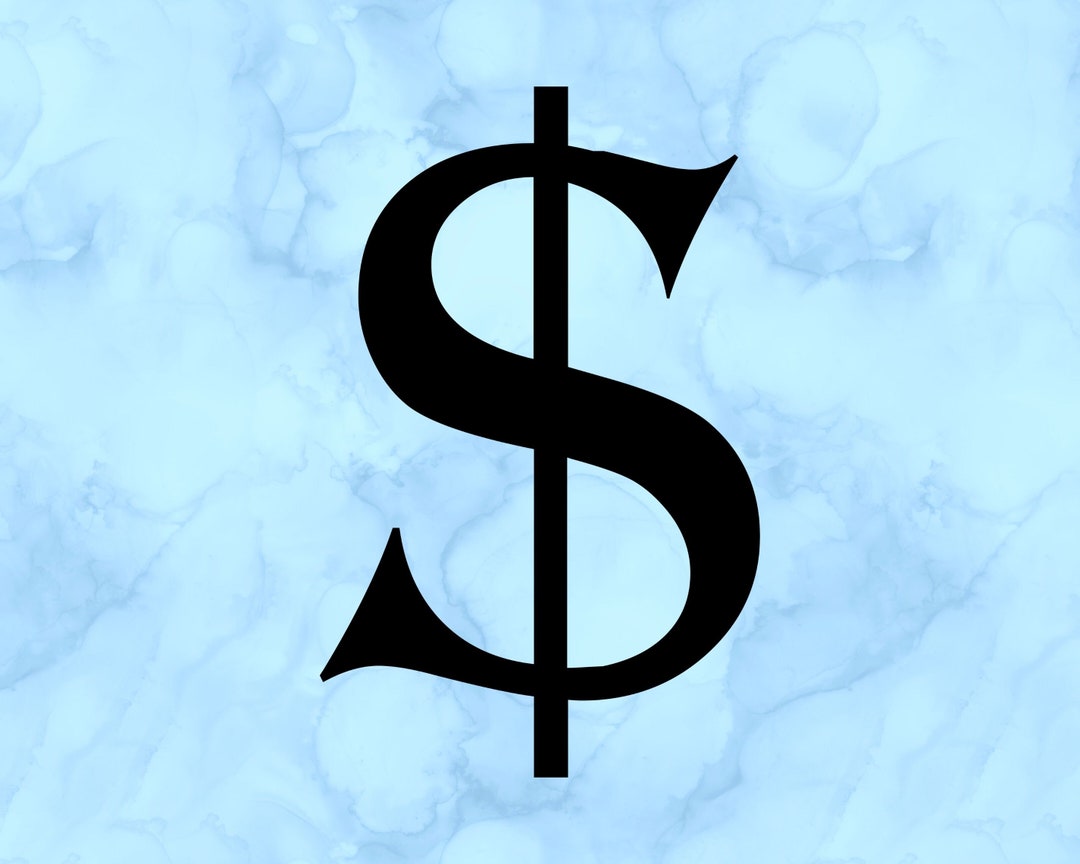 Dollar Sign Decal - Etsy