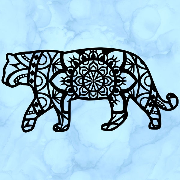 Tiger Zentangle - Etsy