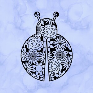 Ladybug Zentangle Decal - Etsy