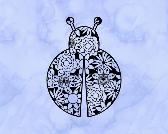 Ladybug Zentangle Decal - Etsy