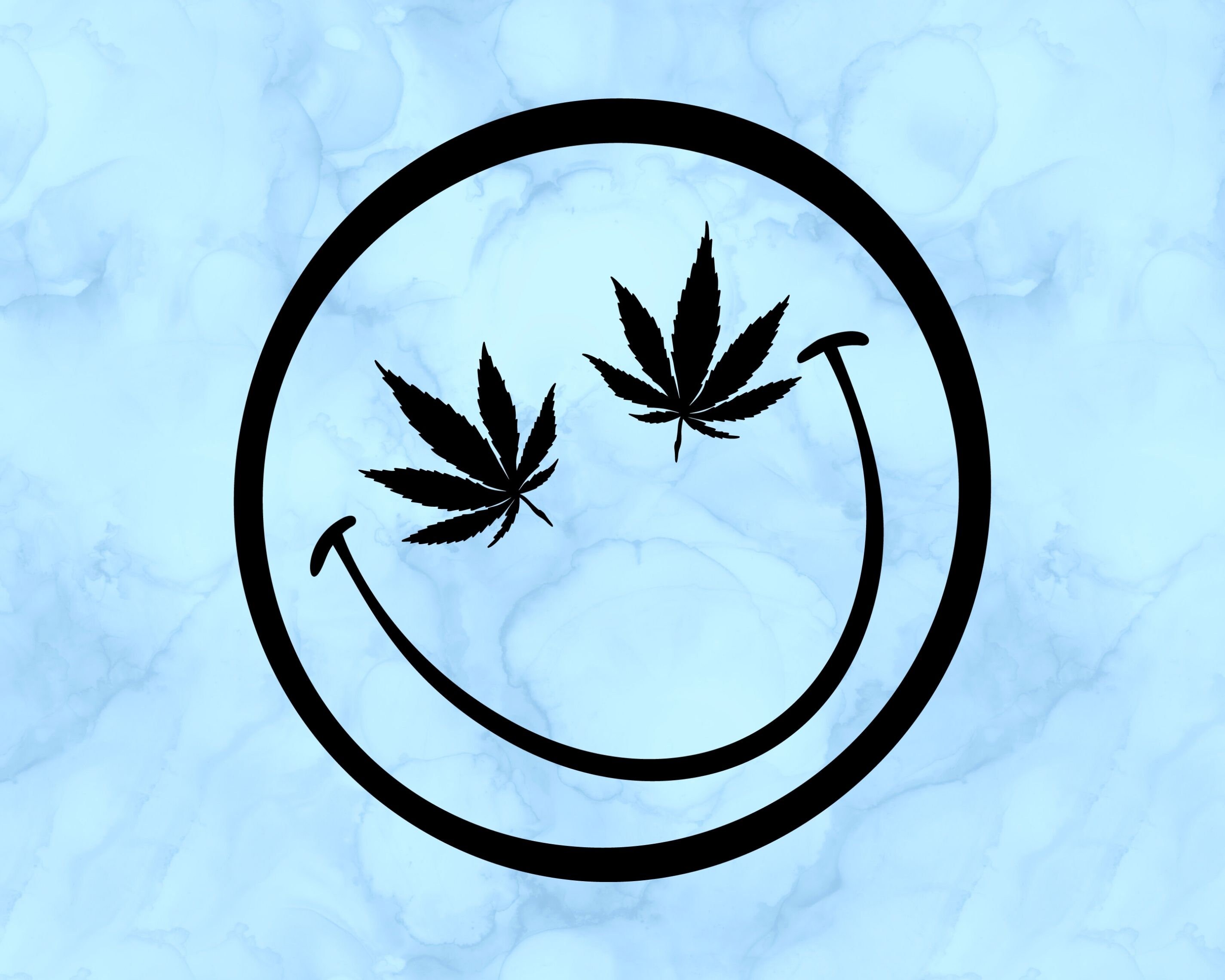 Weed Smilie Face