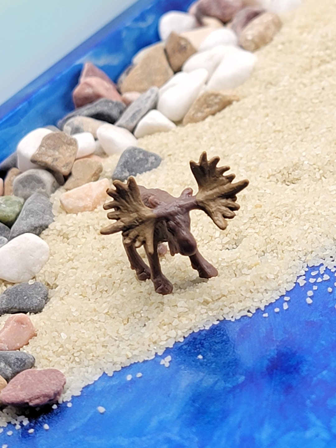 Mini Moose Figurine VERY SMALL - Etsy