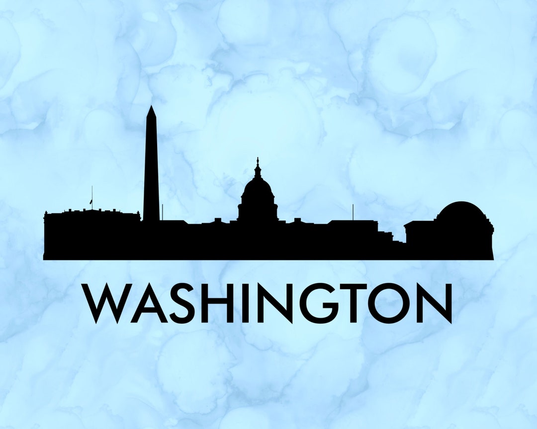 Washington, DC Skyline Decal - Etsy