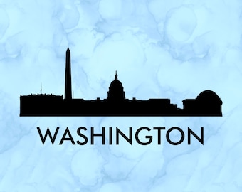 Washington Dc Decal - Etsy