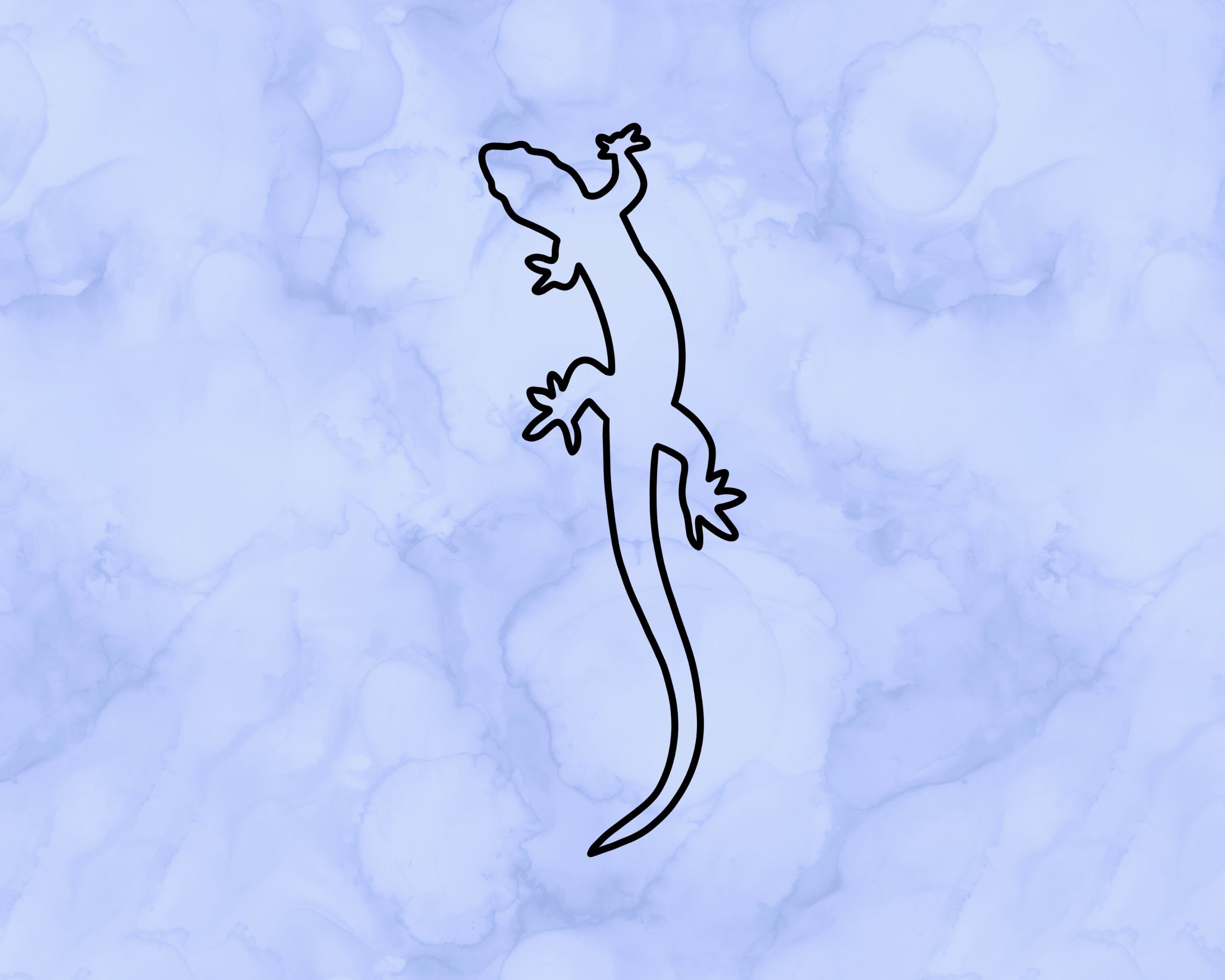 Lizard Outline