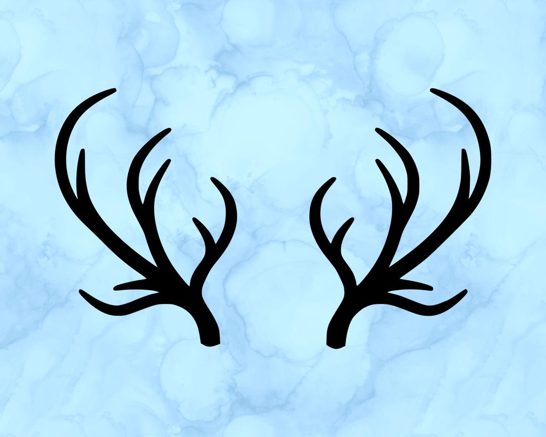 Antlers Decal - Etsy