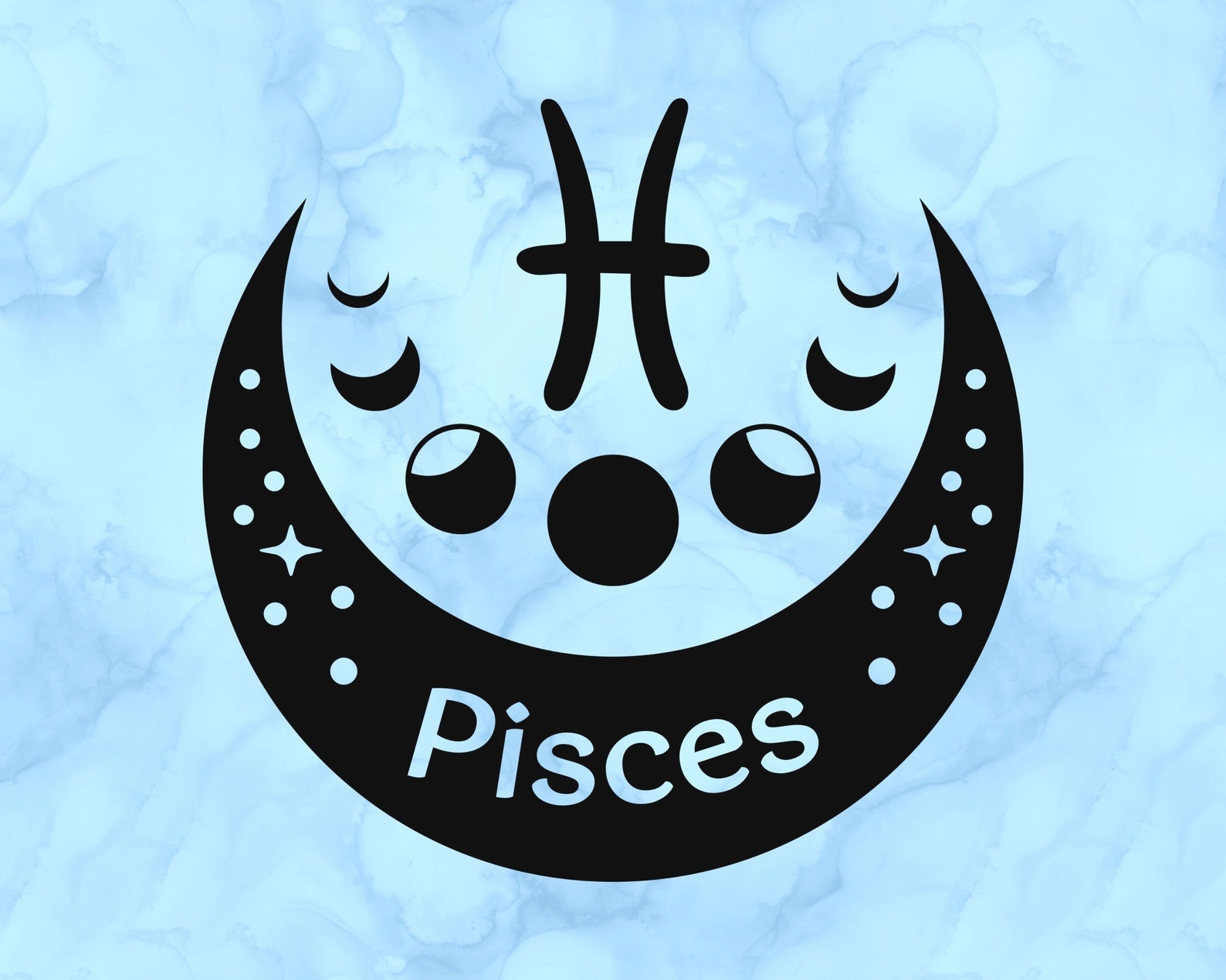 Pisces Decal - Etsy