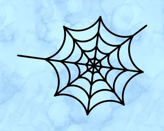Spider Web Decal - Etsy