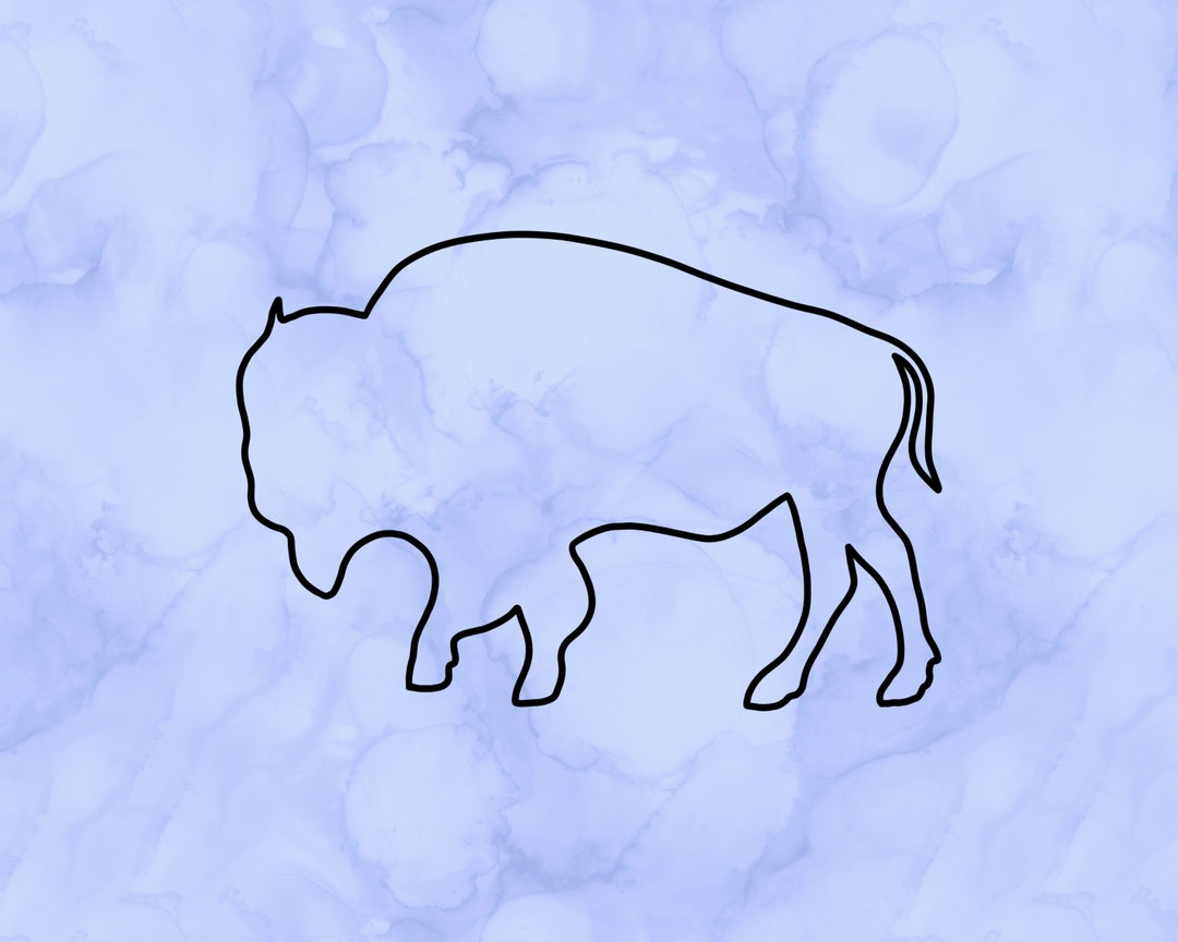 Buffalo Outline Decal - Etsy