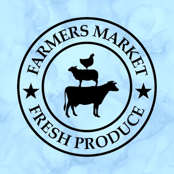 Farmers Market Tags - Etsy