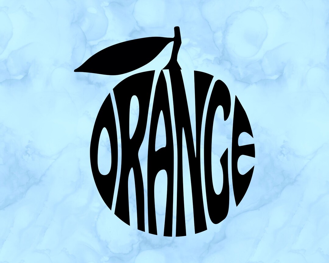 Orange Decal - Etsy