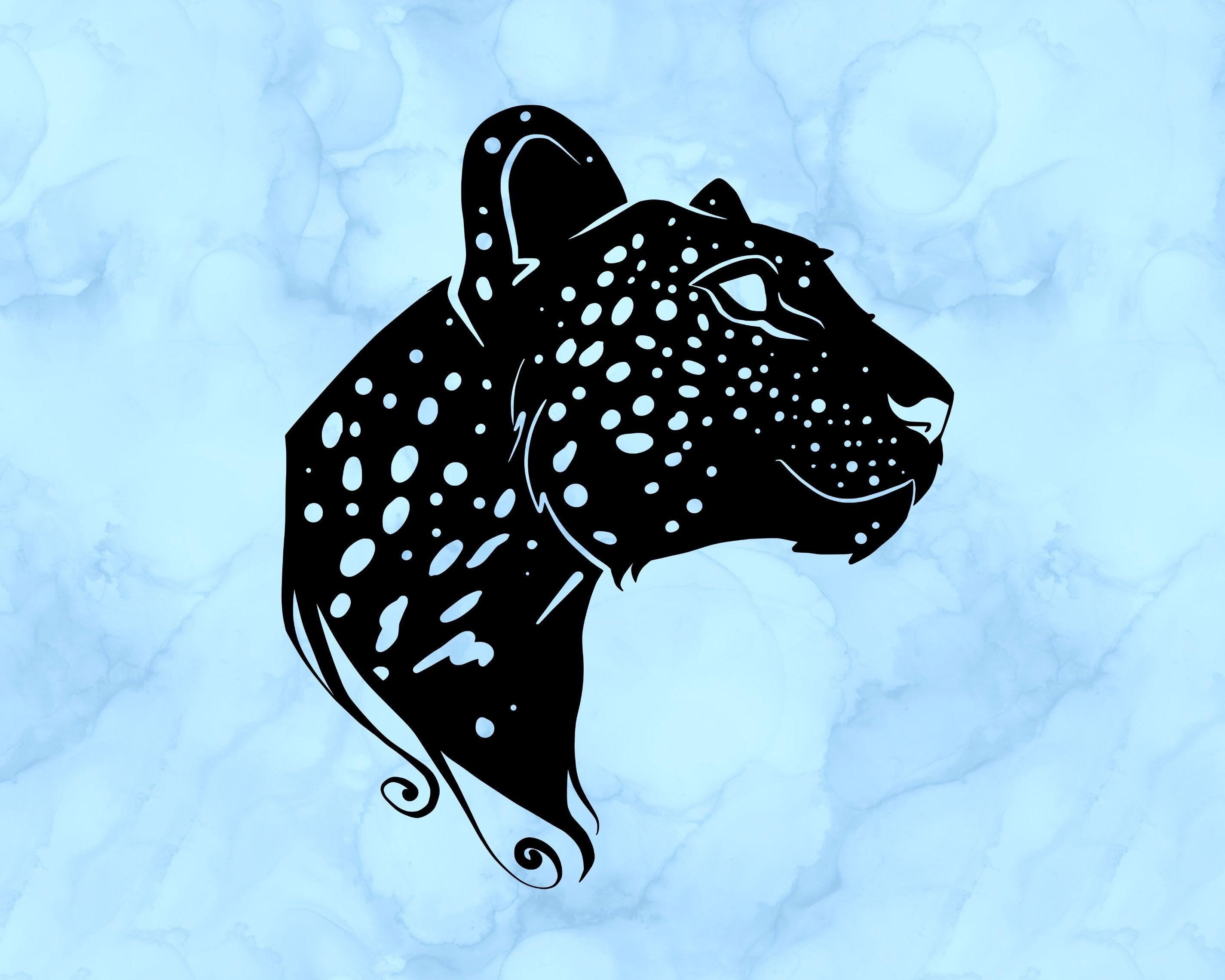 Leopard decal | Etsy