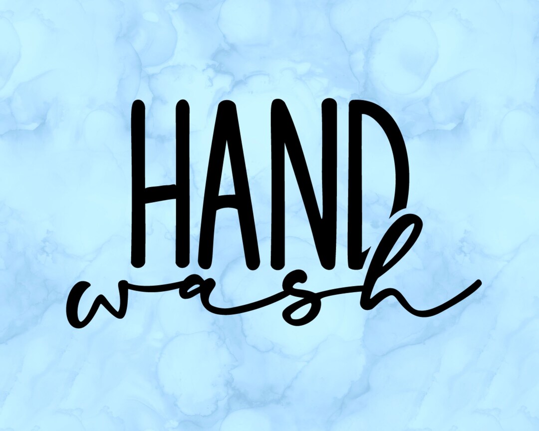 Hand Wash Decal - Etsy
