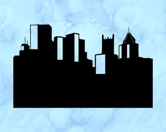 Pittsburgh Skyline Decal - Etsy