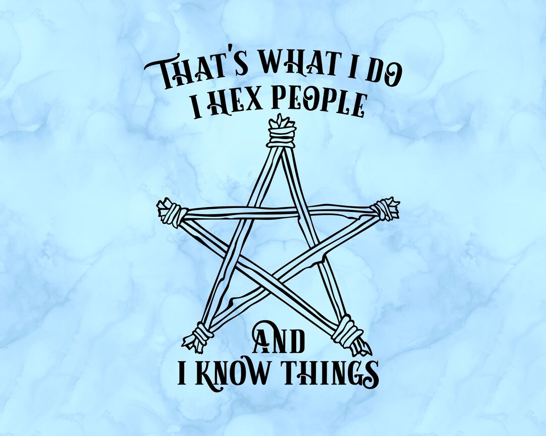 That's What I Do I Hex People and I Know Things Decal - Etsy