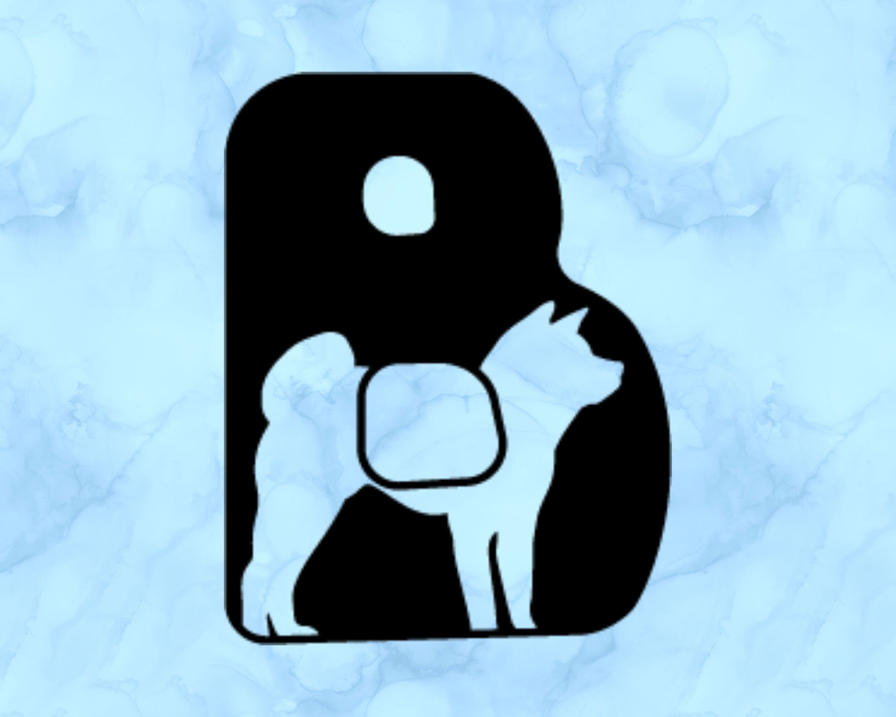 Dog Letter B Decal - Etsy