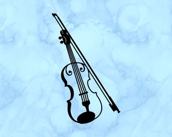 Violin Decal Sticker - Etsy