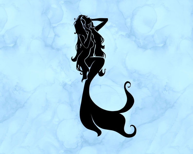Mermaid Decal - Etsy