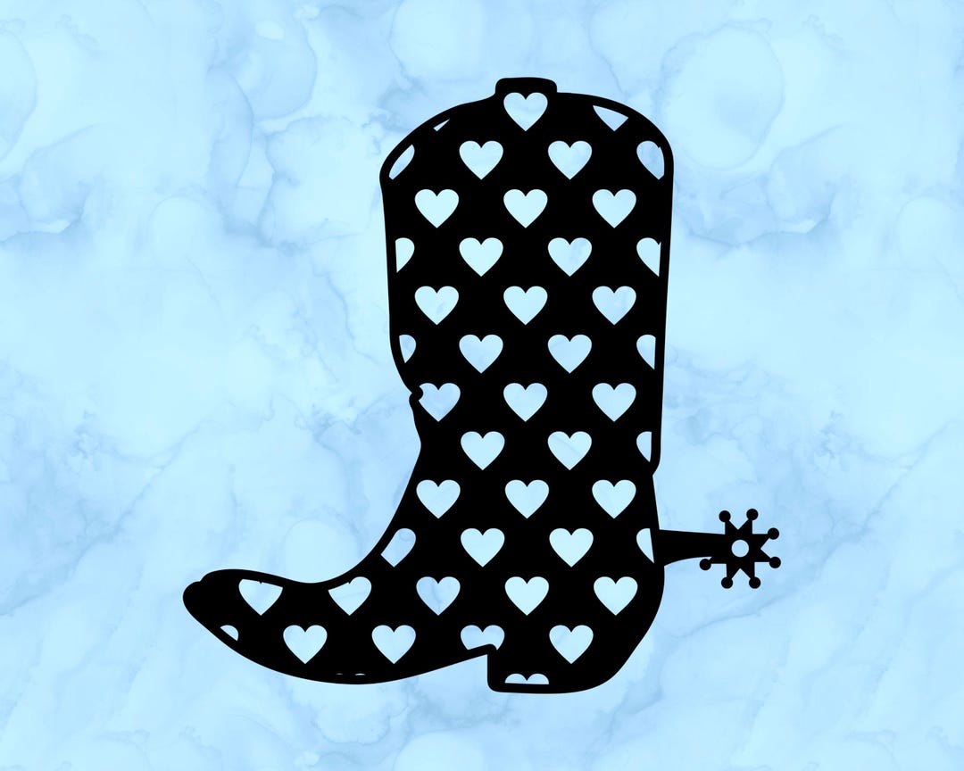 Cowboy Boot Decal - Etsy