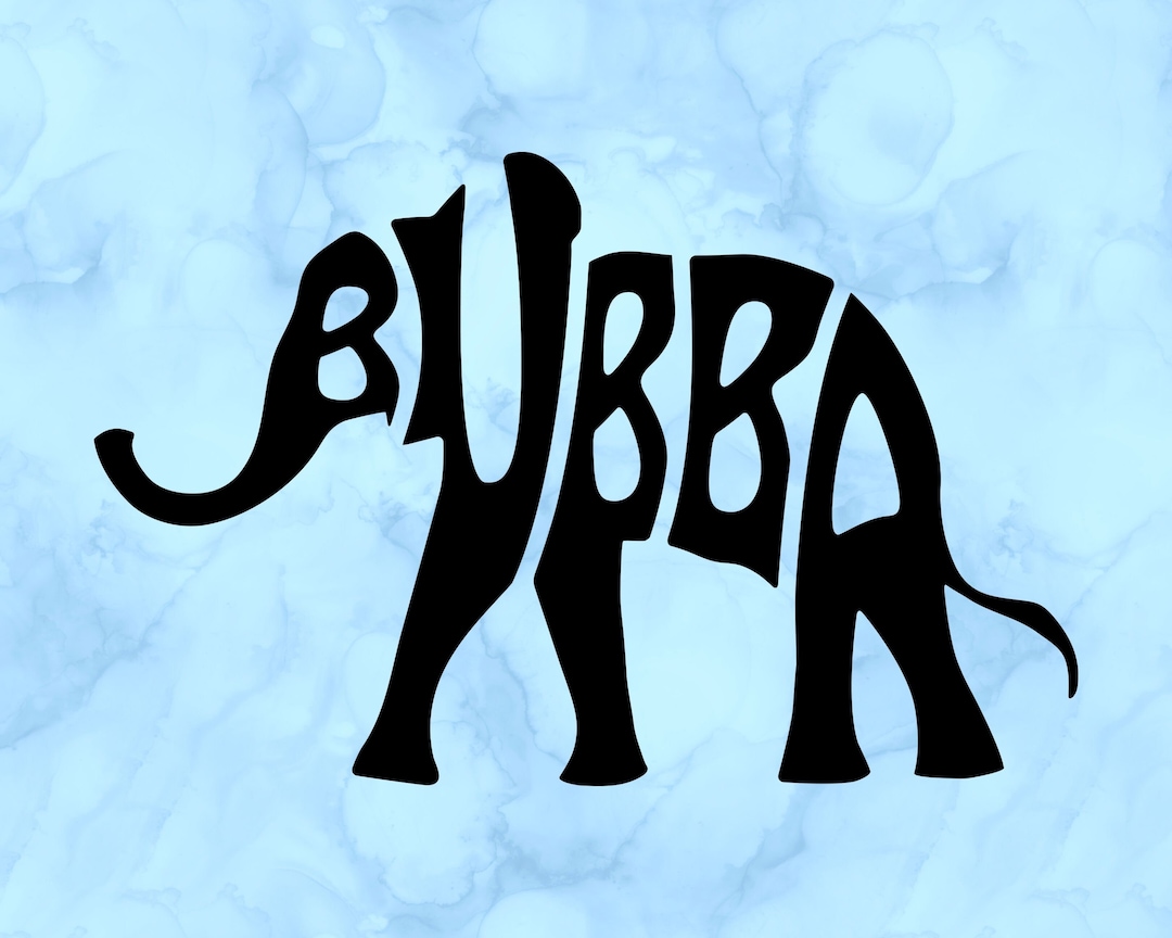 Bubba Elephant Decal - Etsy