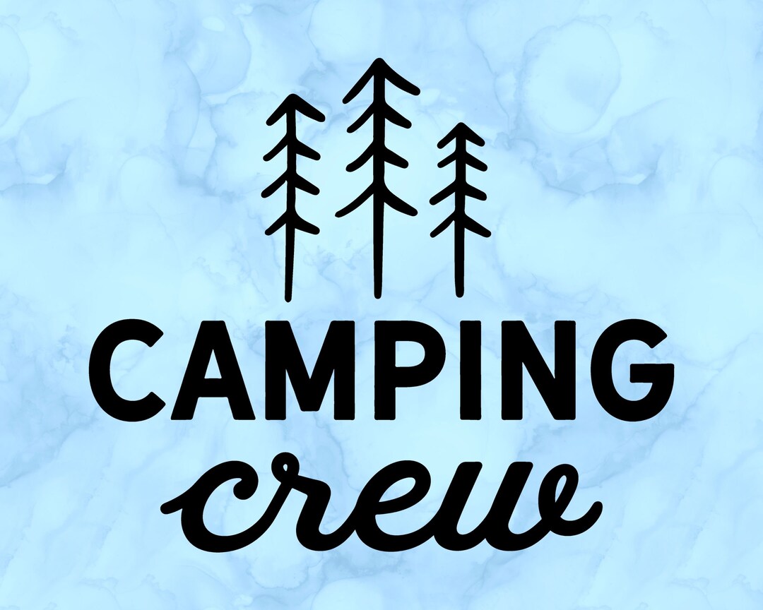 Camping Crew Decal - Etsy